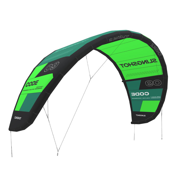 Slingshot Code V1 Kite-Green-11m — REAL Watersports