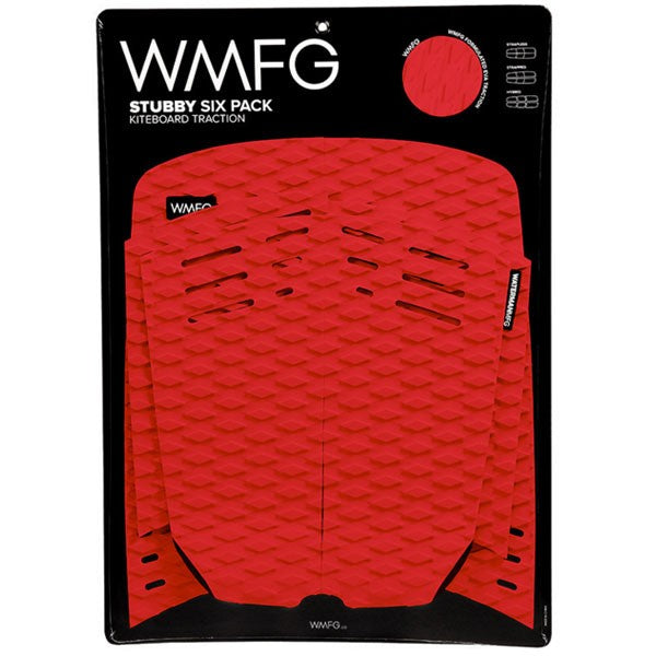 WMFG Stubby 2.0 Six Pack Traction Pad-Red — REAL Watersports