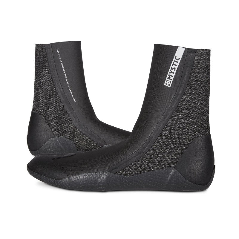 Mystic Supreme Spit Toe 5mm Booties-Black — REAL Watersports