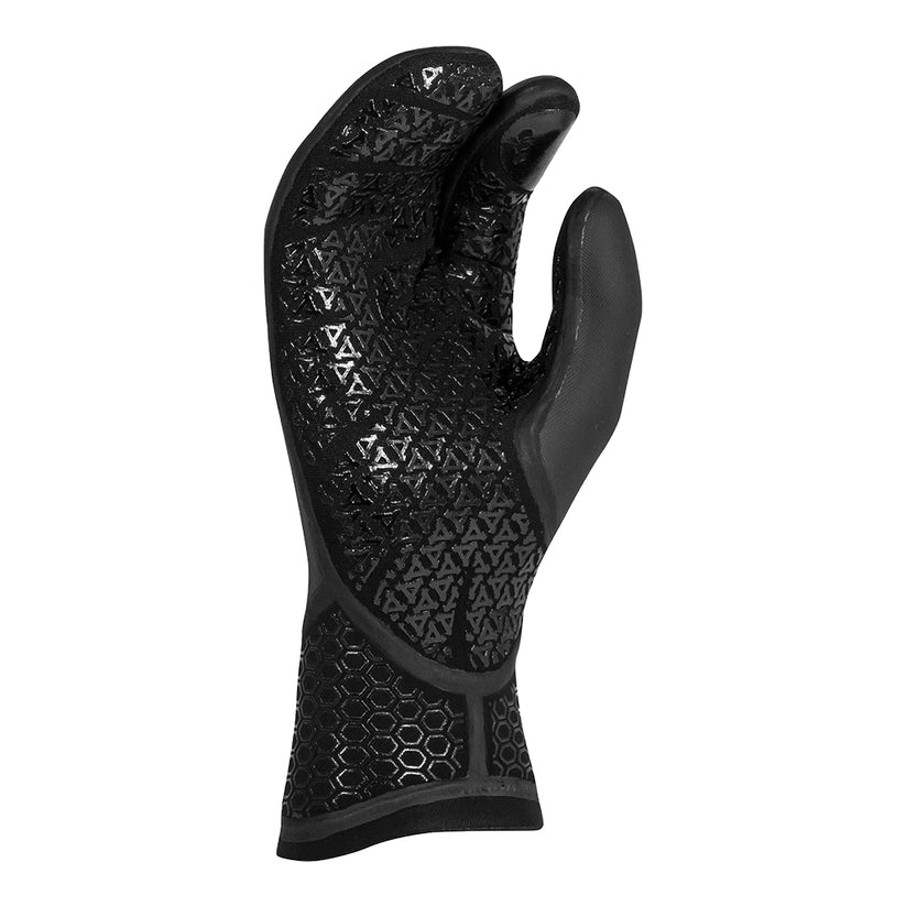 Xcel Drylock Texture Skin 3 Finger 5mm Gloves-Black — REAL Watersports