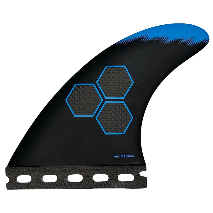 Channel Islands Tech 2 Tri/Quad Fin Set-Blue-Medium — REAL Watersports