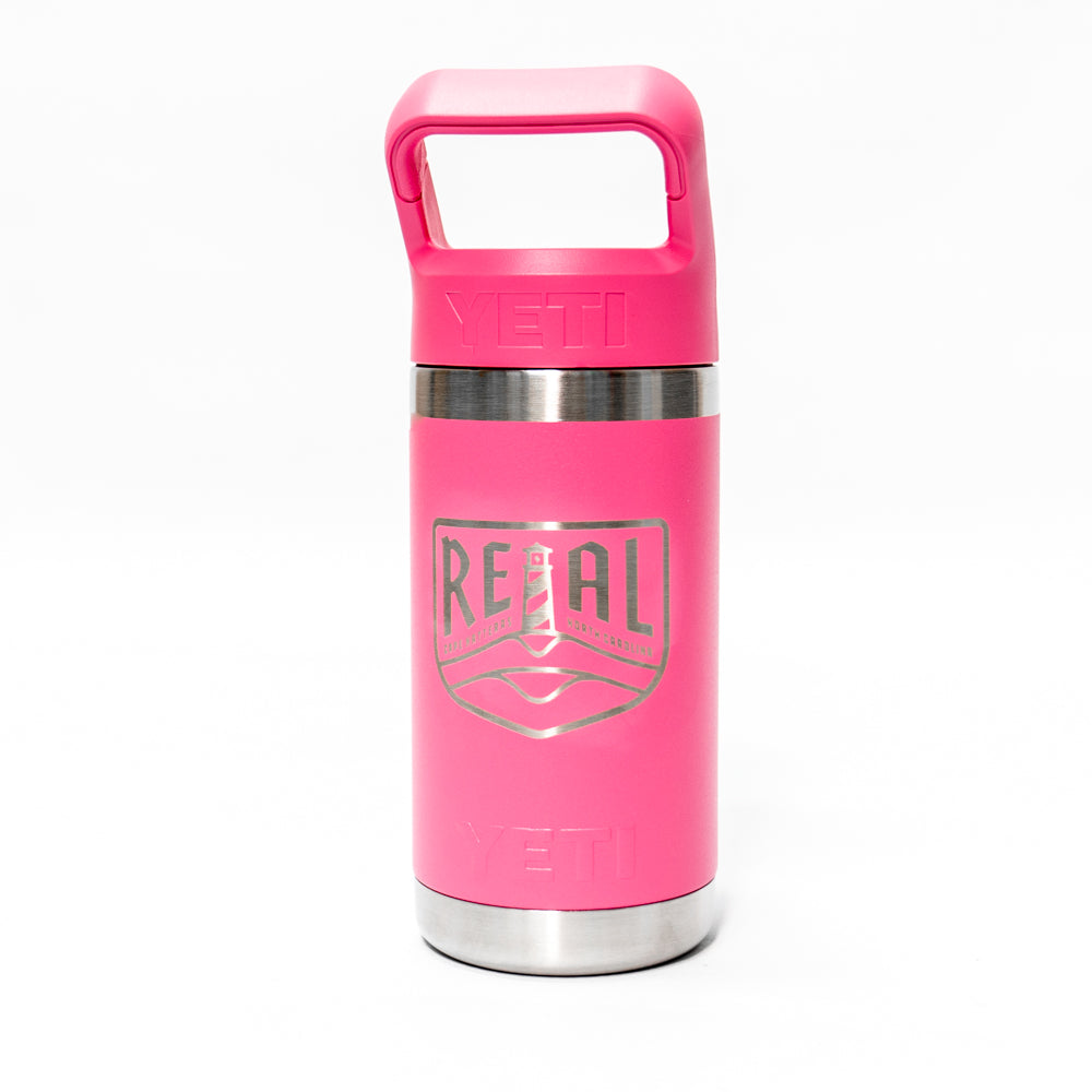 REAL x YETI Rambler Jr 12 oz Kids Bottle-Harbor Pink — REAL Watersports