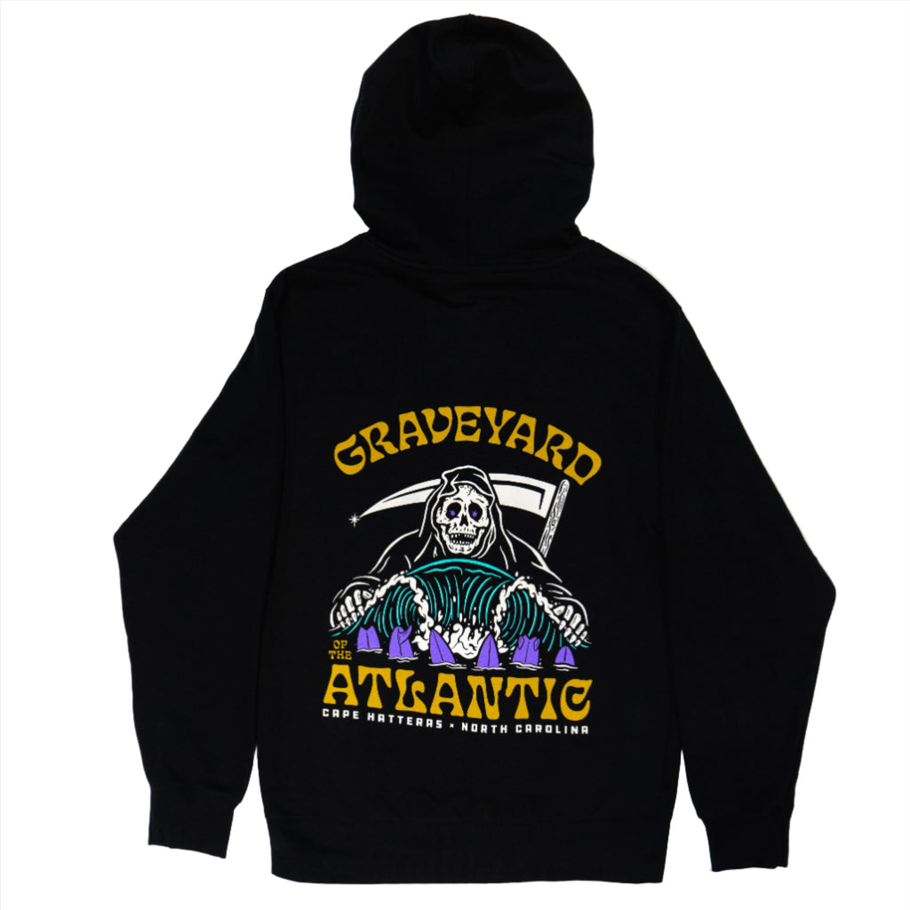 REAL Wave Reaper Sweatshirt-Black — REAL Watersports