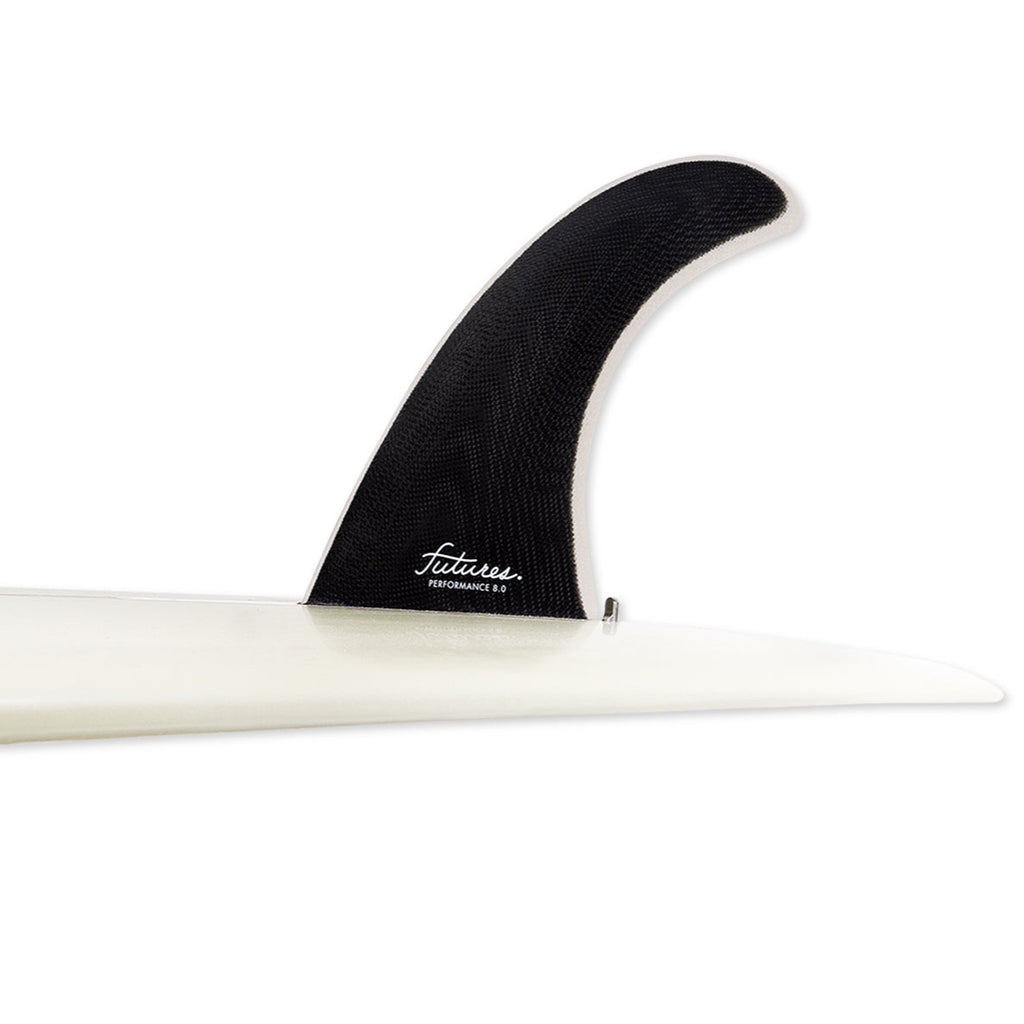 Futures Performance Single Fin-Black/Grey-8" — REAL Watersports
