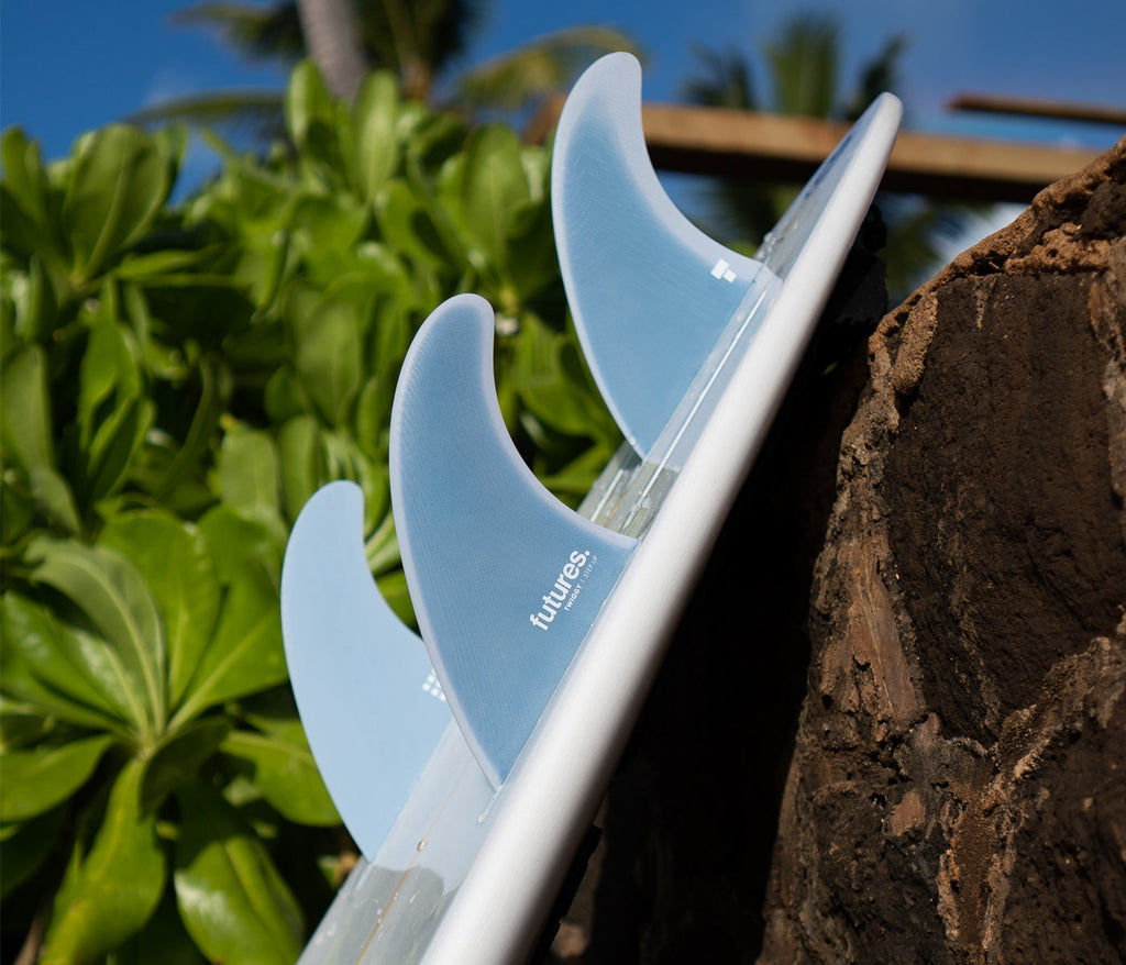 Futures Twiggy Step Up Tri/Quad Fin Set-Royal/Blue-Large — REAL Watersports