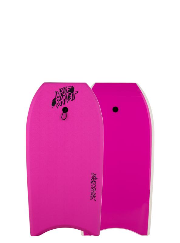 Wave Bandit Shockwave 45" Bodyboard-Pink — REAL Watersports