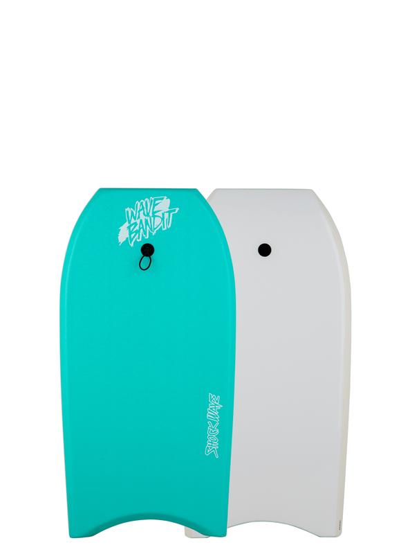 Wave Bandit Shockwave 45" Bodyboard-Turquoise — REAL Watersports