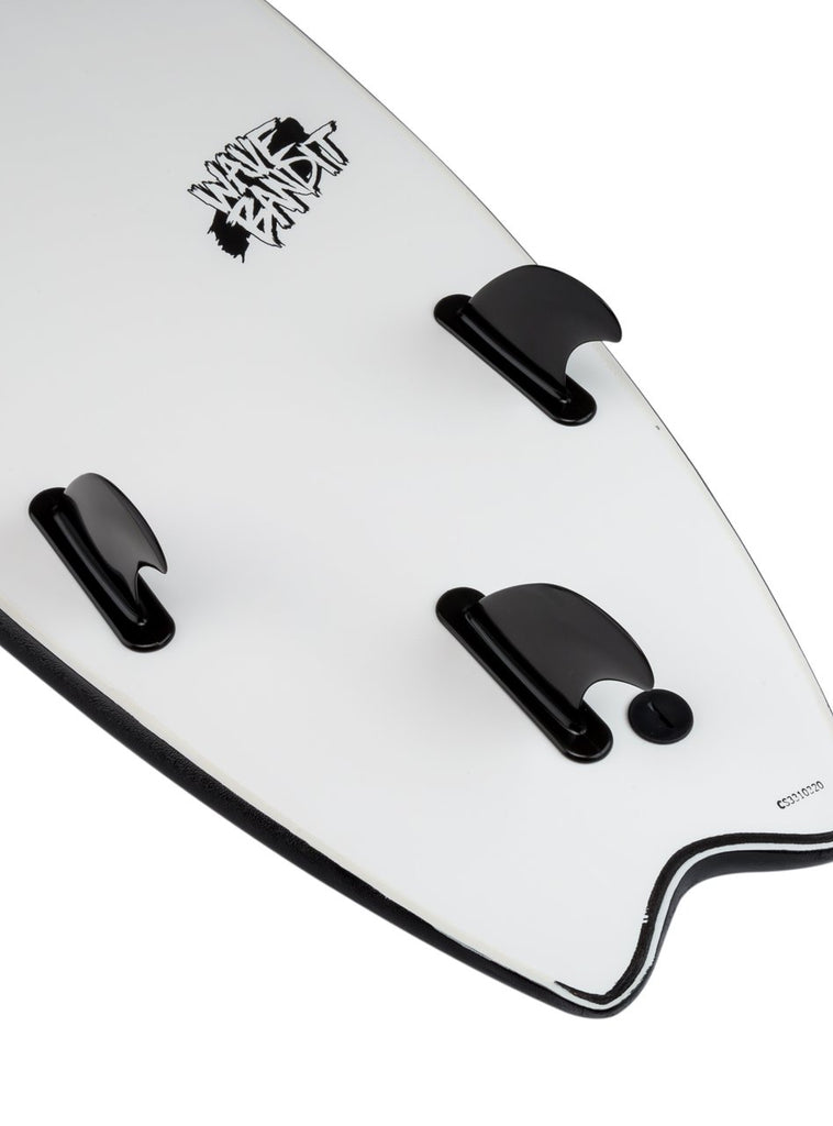 Wave Bandit Performer Tri 6'0"-Black — REAL Watersports