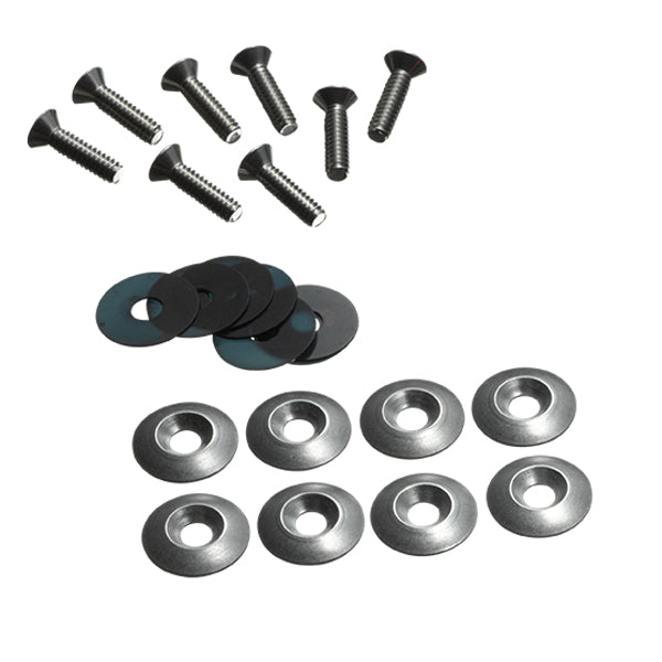 Carved Razor Screws and Washers-Set of 8 — REAL Watersports